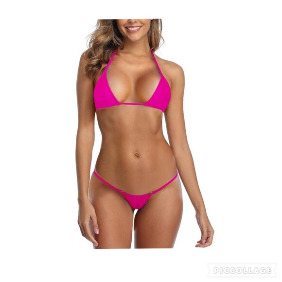 Swim | Sherrylo Microi Extreme G String Thong Bikini Size Os Nwt | Poshmark